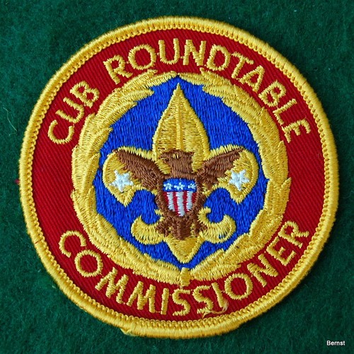 BOY SCOUT ADULT POSITION PATCH - CUB ROUNDTABLE COMMISSIONER | eBay