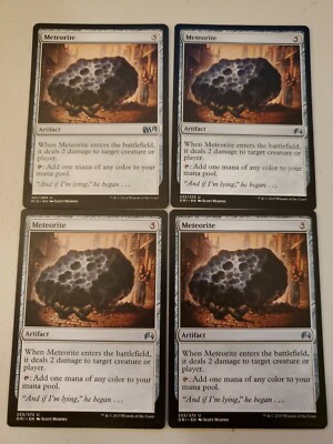 Mtg 4x Meteorite Various Sets Moderate Play | eBay
