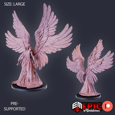 Corrupted Seraphim A Epic Miniatures Monster RPG D&D Pathfinder 3D ...