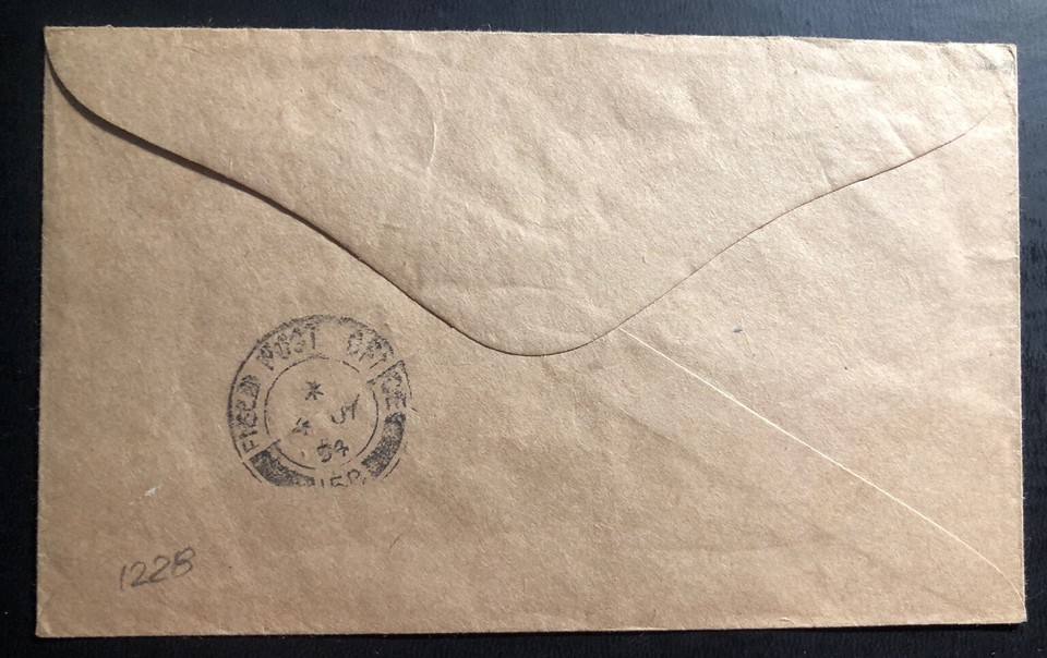 1954 Seoul Canadian Field Post Office In Korea War Cover To Australian ...