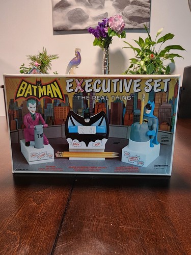 Vintage 1977 Batman Executive Desk Set All Original ! | eBay