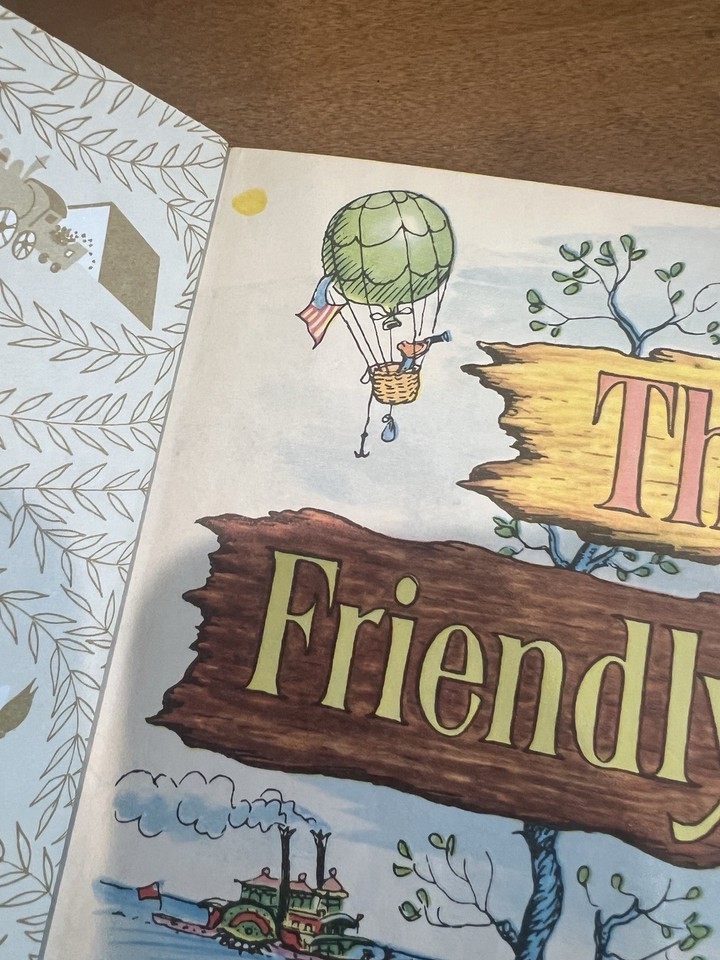 VINTAGE: LITTLE GOLDEN BOOK THE FRIENDLY BOOK Margaret Wise Brown 1954 ...