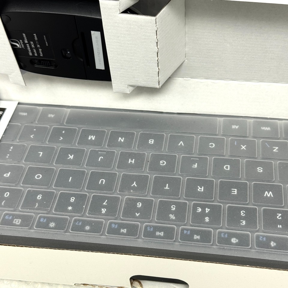 Seenda Wireless Keyboard & Mouse Set Rechargeable UK Layout Black MM1b ...