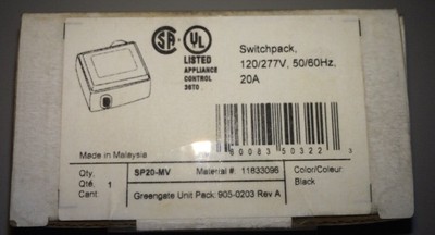 Cooper lighting Greengate heavy duty switch pack SP20-MV/905-0203 | eBay