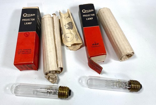 Vintage Osram Film Projector Bulbs 100w Unused Working Boxed House ...