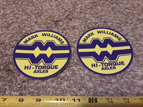 Lot of 2 Mark Williams Axles Racing Decals Stickers NHRA Nascar PDRA ...