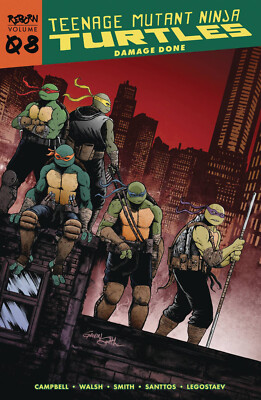 Teenage Mutant Ninja Turtles Reborn Vol 8 Damage Done TPB Graphic Novel ...