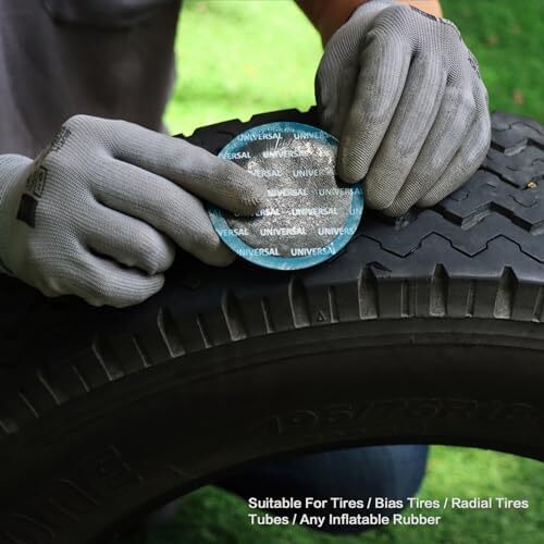 PAX 3Pcs 80mm Round Universal Tube and Tire Repair Patch Kit, for ...