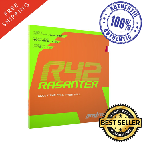 Andro Rasanter R42 Table Tennis and Ping Pong Rubber, Choose Color and ...