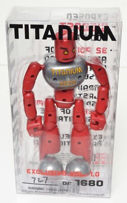 PLAYMIND TOYS TITANIUM Vol 1.0 6" Action Fig SDCC 2003 Exclusive NEW ...