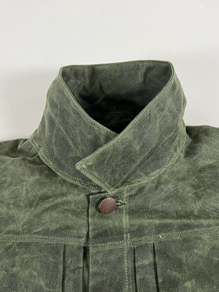 FREENOTE CLOTH RIDERS JACKET WAXED CANVAS OLIVE XL NWT LAST ONE | eBay