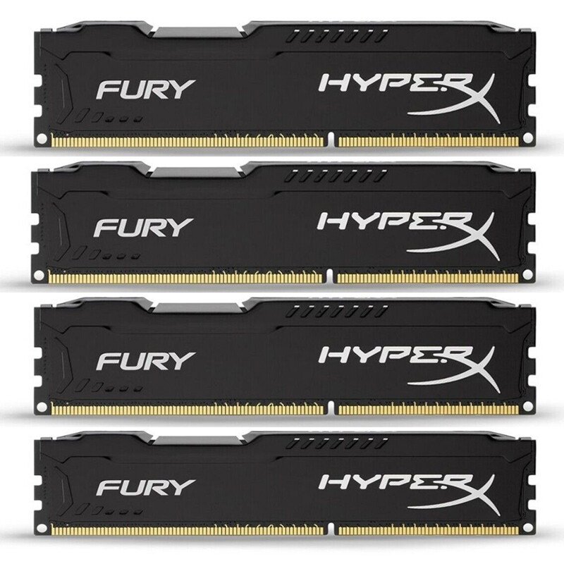 HyperX FURY DDR3 8GB 16GB 32GB 1600 MHz PC3 12800 Desktop RAM Memory