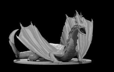 Adult Deep Dragon for D&D Dungeons and Dragons Pathfinder DND Mini | eBay