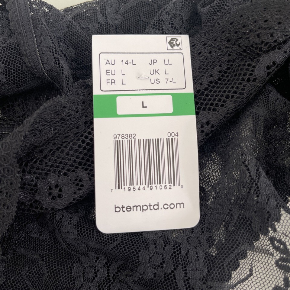 NWT b.tempt'd womens Lace Kiss Hi Leg Panty Briefs, Night Size L | eBay