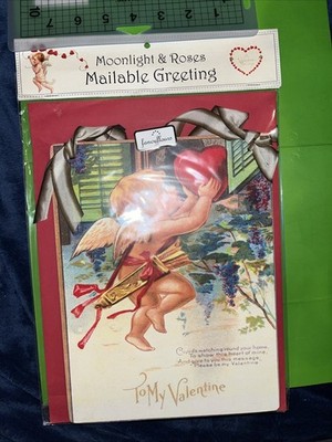 Moonlight & Roses Marta E Peters Moonlight Greetings NIP Cupid To My ...