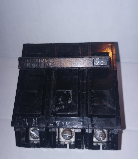 GE TQB TQB32020 3 Pole 20 Amp 240v Circuit Breaker for sale online | eBay