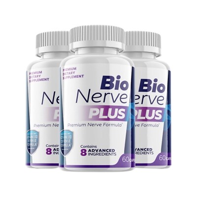3-Pack BioNerve Plus, Premium Nerve Formula, Bio Nerve Plus (180 ...