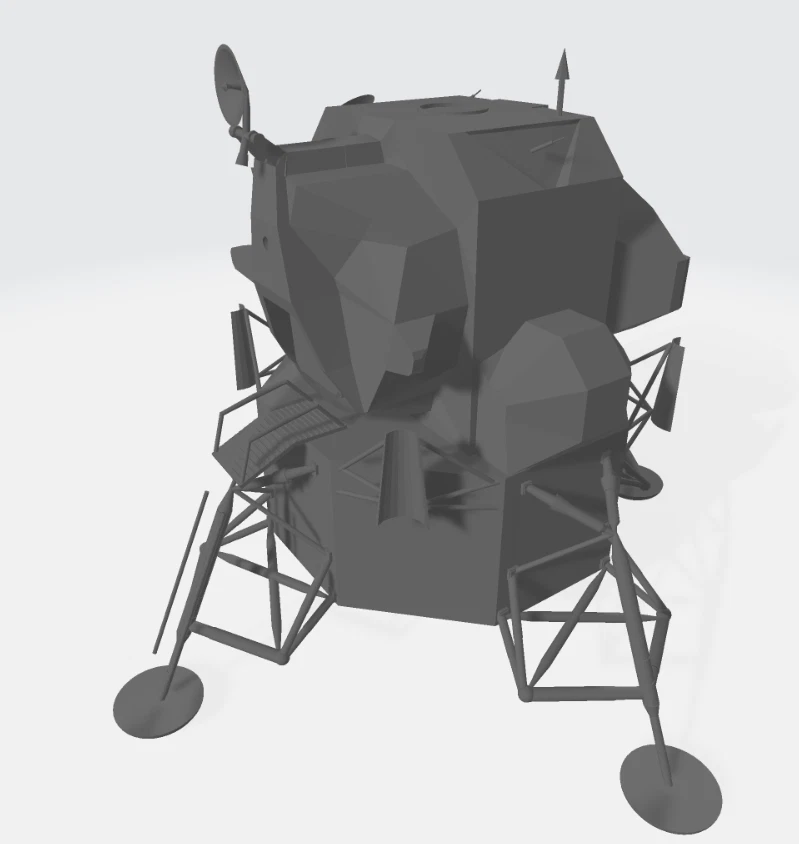 3d Lunar Lander Model