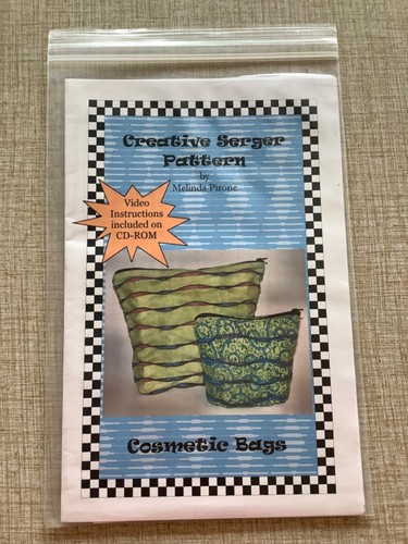 Sew Precious Creations SEWING PATTERN Cosmetic Bags SERGER CD-ROM Disc ...