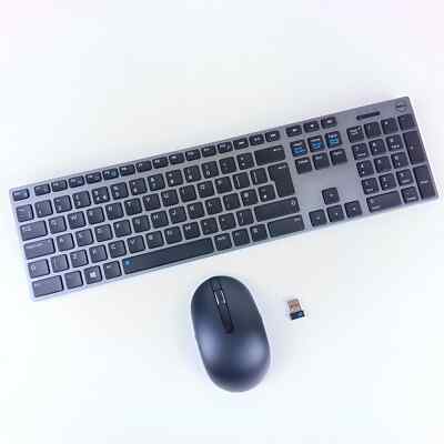 Dell WK717 Wireless Keyboard and Mouse combo with USB wireless receiver ...