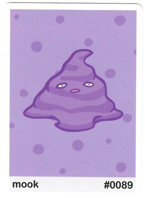 Pack Fresh Pookiemoot MOOK #0089 MUK Derp Pokemon Fan Art Card | eBay