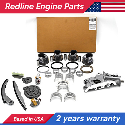 2.2 ECOTEC Engine Rebuild Overhaul Kit FIT 00-04 Chevy Pontiac Saturn 2 ...