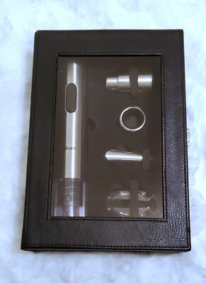 Oster Electric Wine Opener - Silver In Leather Black Case With ...