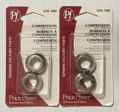2 Packs - Price Pfister S70-500 Compression Seats for Tub Shower Faucet ...