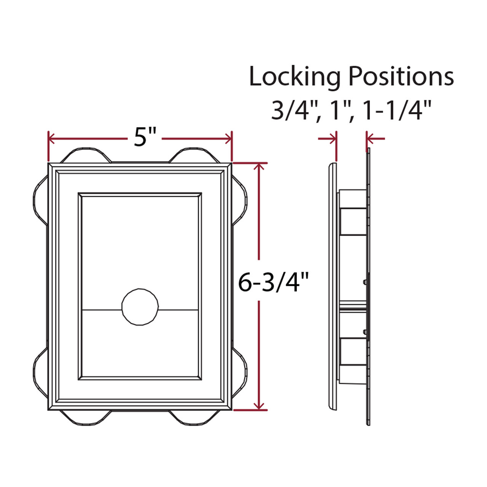 Vinyl Siding Mounting Block Cream Recess Faucet Outlet Spigot Norandex ...