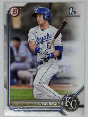 x170 LOT 2022 1ST Bowman (170 Count) LUCA TRESH BASE PAPER CARD #136 ...