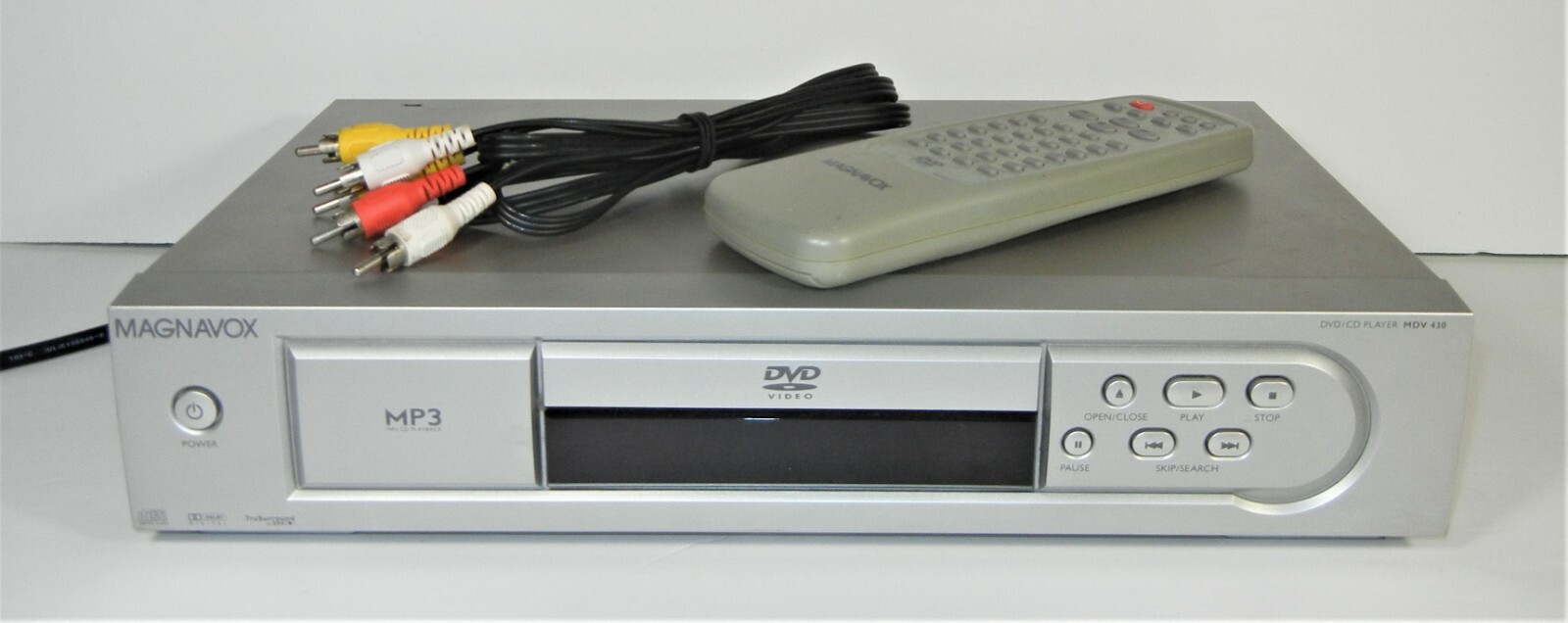 Magnavox MDV-430 DVD/CD Player with its Original Remote and AV Cables ...
