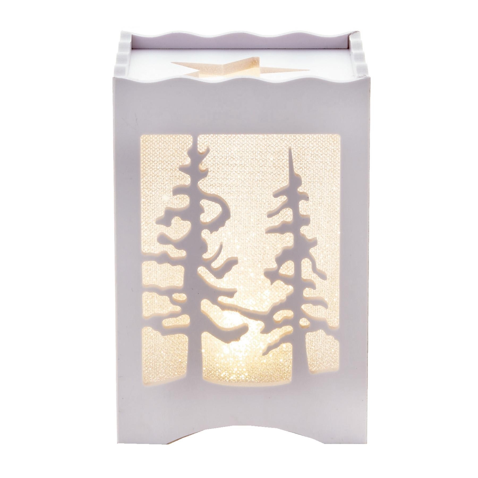 Christmas 15cm Lit Silhouette Box Night Light - Trees | eBay
