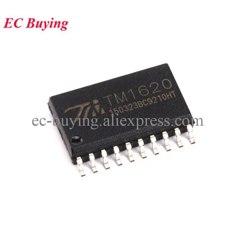 10pcs TM1620 SOP-20 SOP20 LED Digital Tube Display Driver IC Chip ...