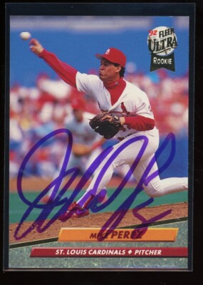 1992 Fleer Ultra MIKE PEREZ Signed Card autograph auto CARDINALS RC | eBay