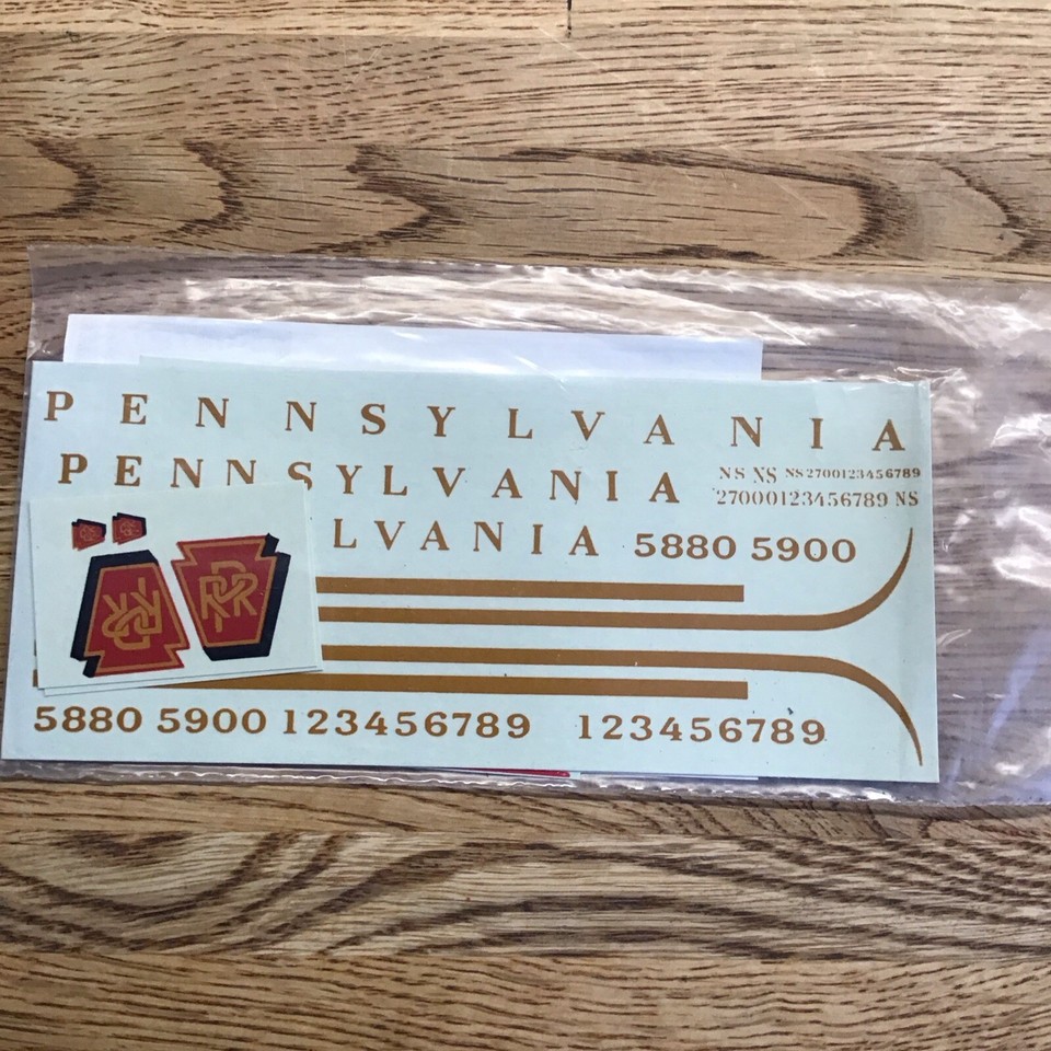 Walther’s HO Scale Decal 77-92E: Pennsylvania Railroad Diesel ...