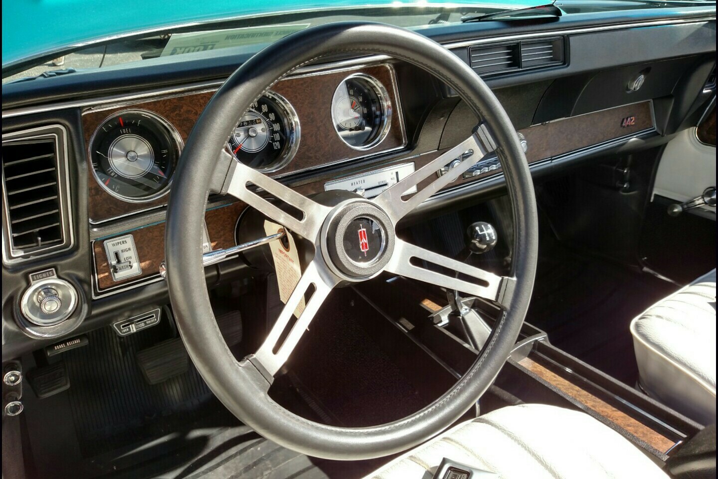 1970-1972 Oldsmobile Cutlass 442 3 Piece Wood Grain Dash Kit | USA Made ...