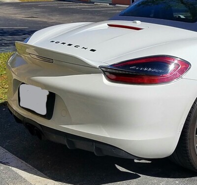 Porsche Boxster 981 2013-16 GT4 Style Ducktail Rear Wing Spoiler MADE ...
