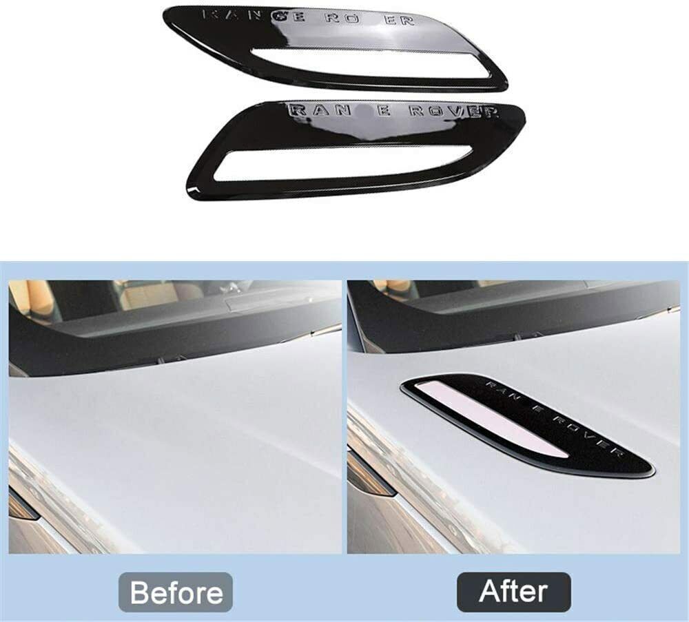 2Pcs Fits for Range Rover Velar 2017-2020 Front Side Air Hood Vent ...