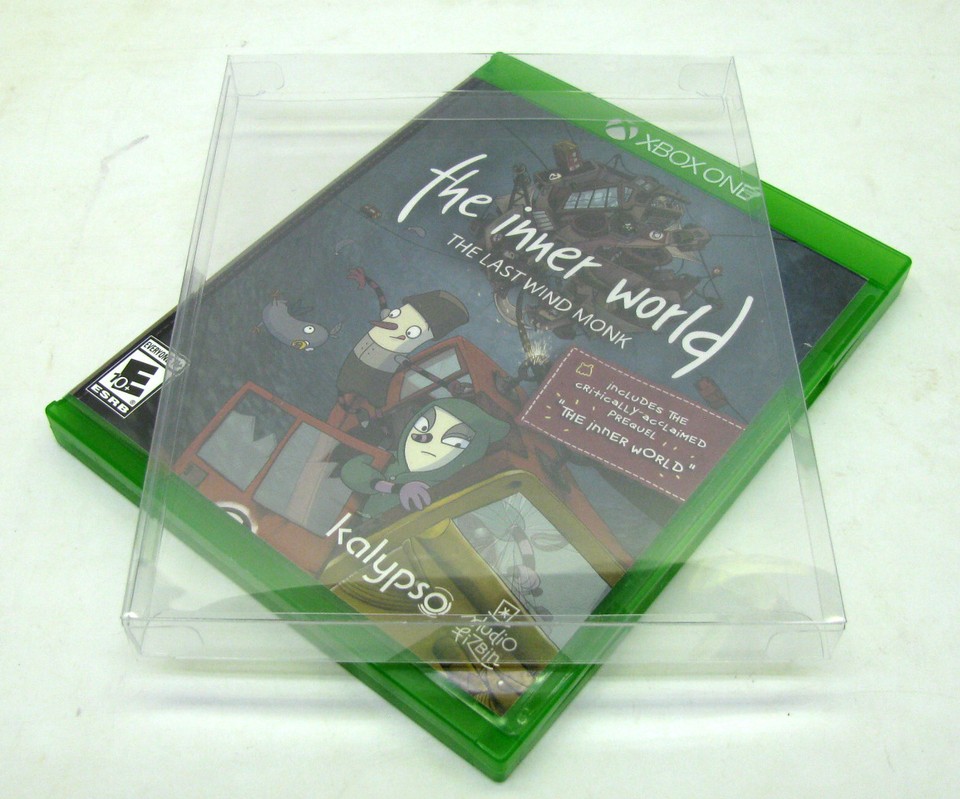 5X MICROSOFT XBOX ONE CIB GAME -CLEAR PLASTIC PROTECTIVE BOX PROTECTORS ...