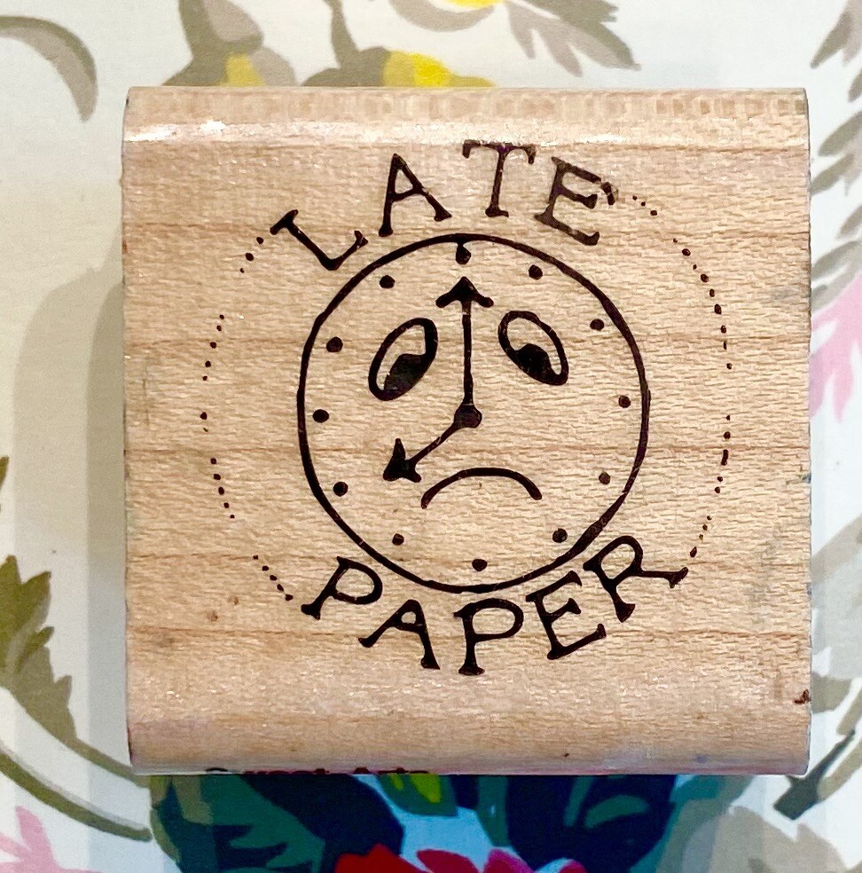 TEACHERS STAMP LATE PAPER 1988 homework school elementary teacher ...