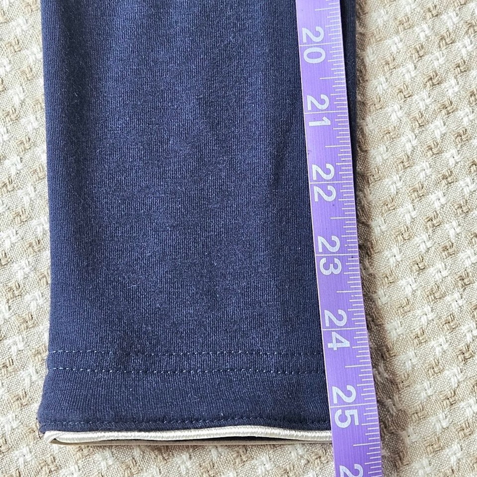 Boston Proper Sport Navy Blue Intricate Embroidery Long Sleeve Full Zip ...