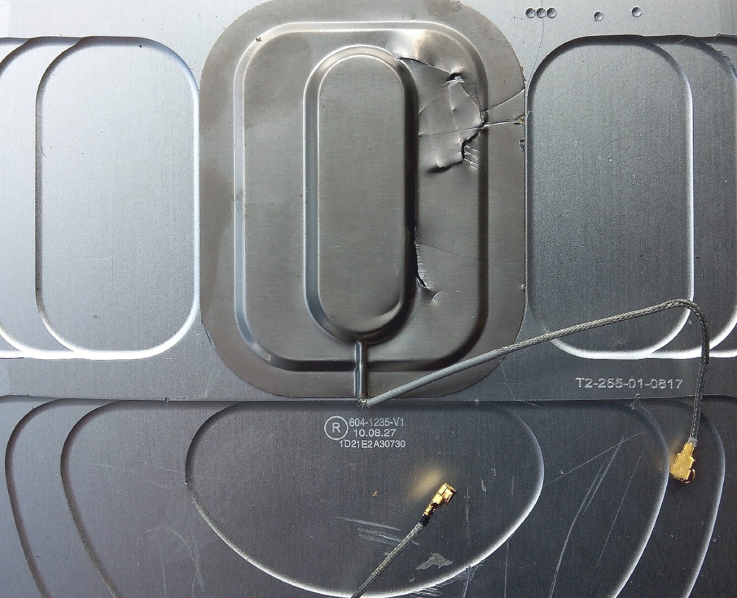 iPad Back Case A1219 EMC2311 1st Generation Genuine Apple Aluminium 604 ...