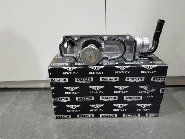 07 Bentley CONTINENTAL GTC W12 Engine Thermostat Housing 07D121111AR ...