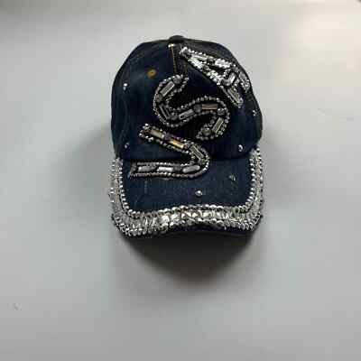 USA jeweled crystal hat cap | eBay
