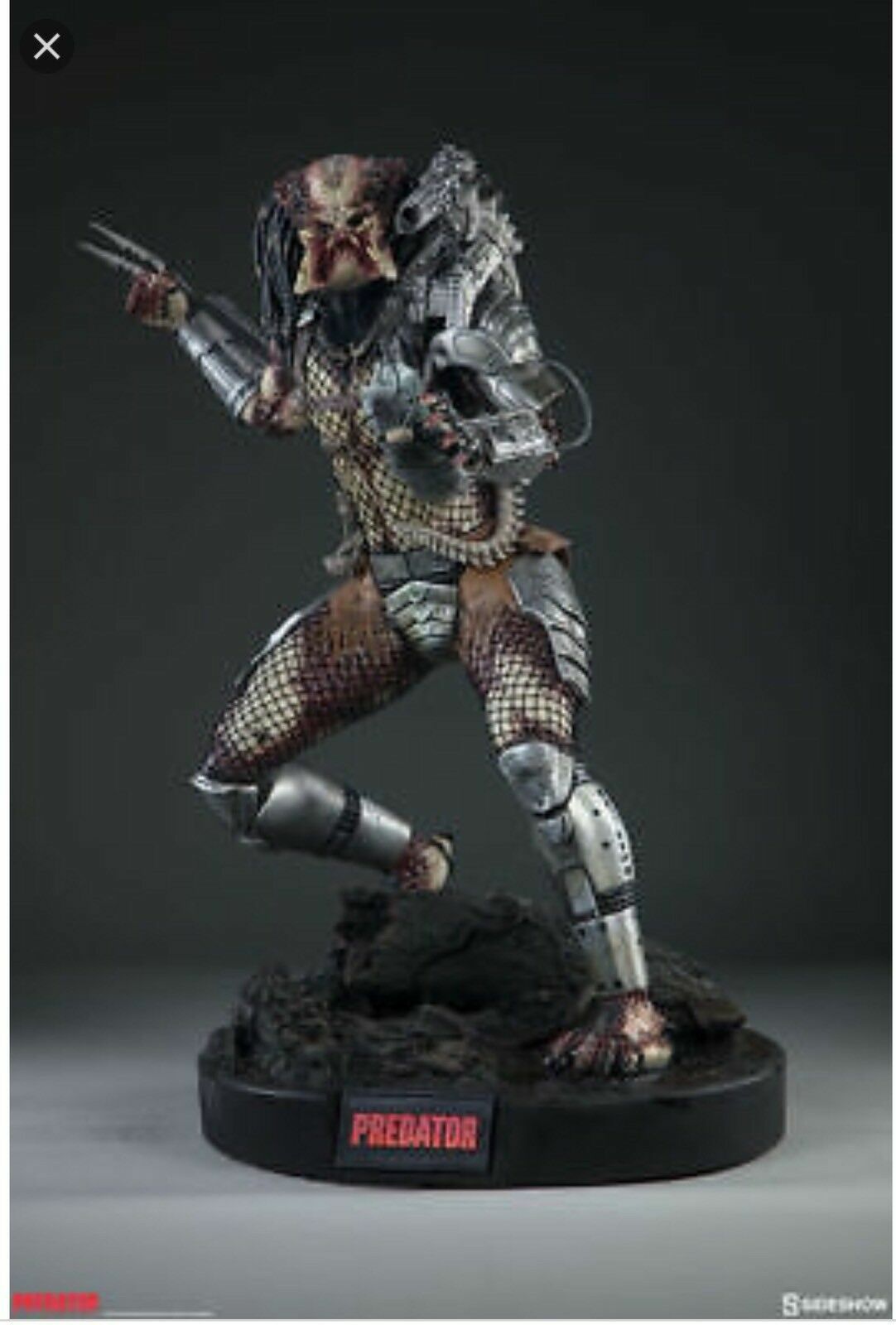 SIDESHOW 1/4 Scale Predator Maquette Statue Stan Winston completed w ...