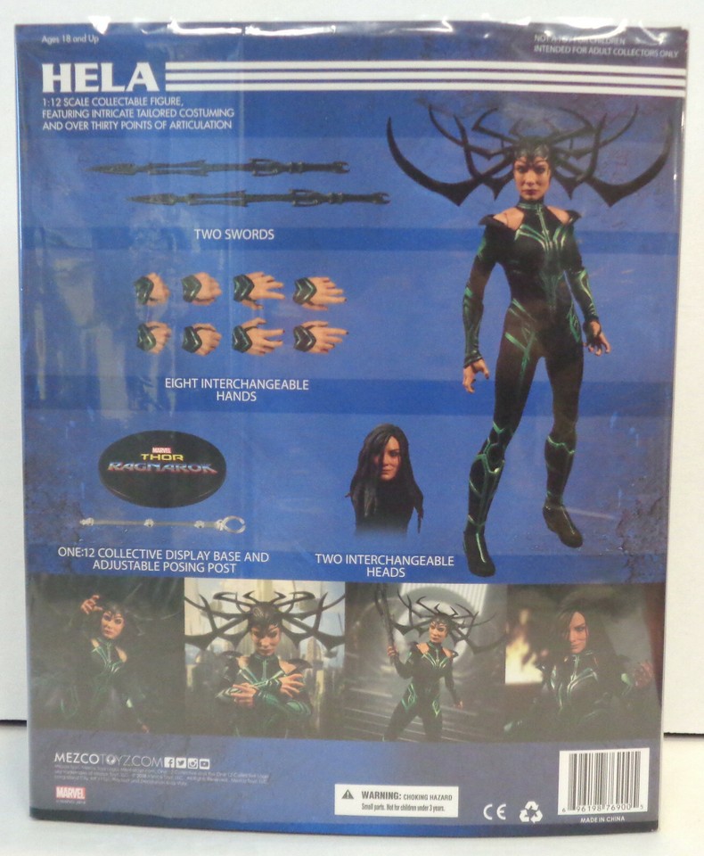 Hela One:12 Collective Figure (2019) Mezco New Thor Ragnarok Marvel | eBay