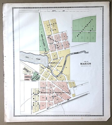 Entire US - 11 5 Map Circa 1900