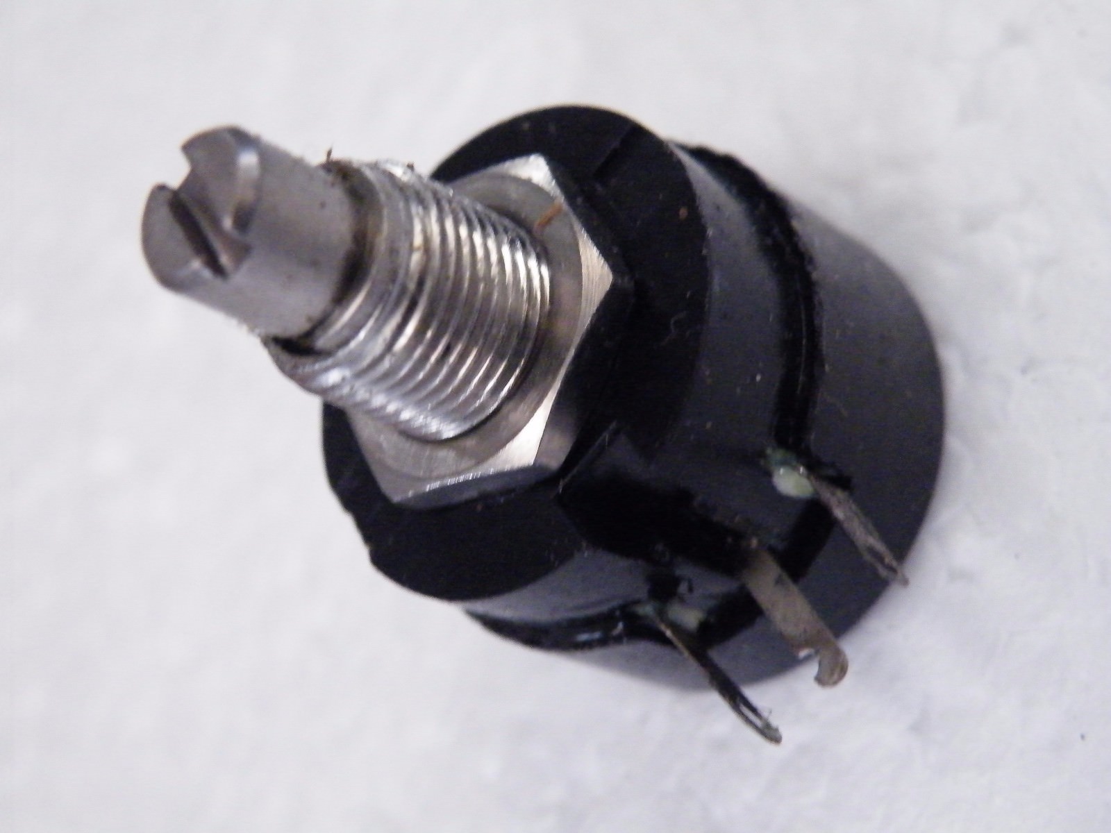 23mm Wire Wound Potentiometer 1 Watt 1W 10K ohm Spindle 1/4" 6.3mm 19g ...