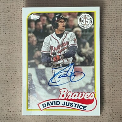 2024 Topps Series Two 1989 Topps David Justice Autograph #89BA2-DJ | eBay