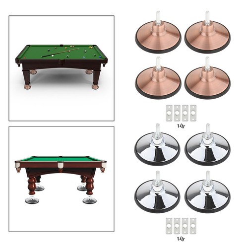 4Pcs Billiard Pool Table Leg Levelers Enhanced Stability Furniture ...